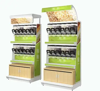 Supermarket Bulk Grain Cereal Nuts Dried Fruit Food Display Stand For ...