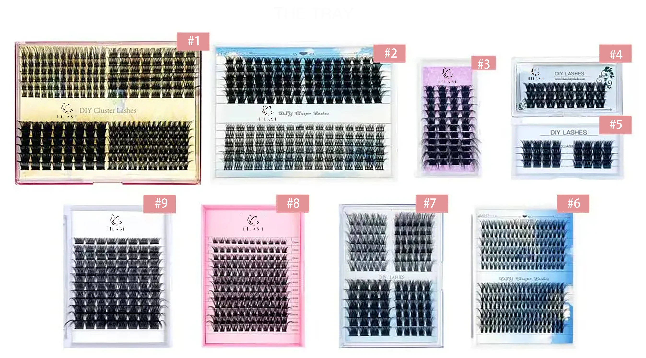 New Design Diy Lash Kit Segment Eyelash 20d 30d 40d Individual Cluster ...