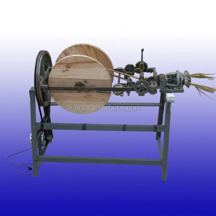 Twisted Grass Rope Making Machine / Straw Rope Making Machine / Fiber ...