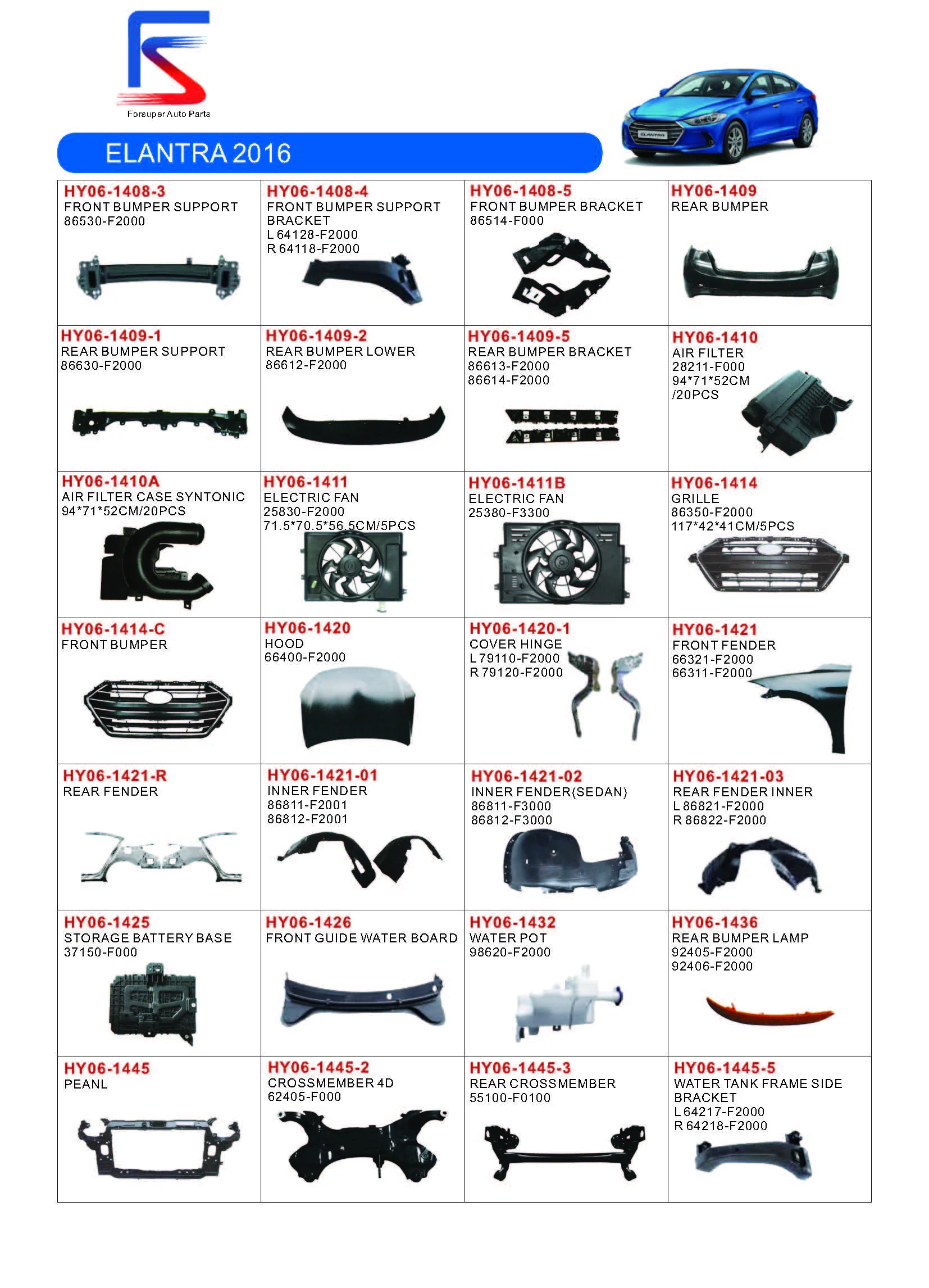 86350-F2000 Front Grille for HYUNDAI ELANTRA 2016 Auto Parts| Alibaba.com