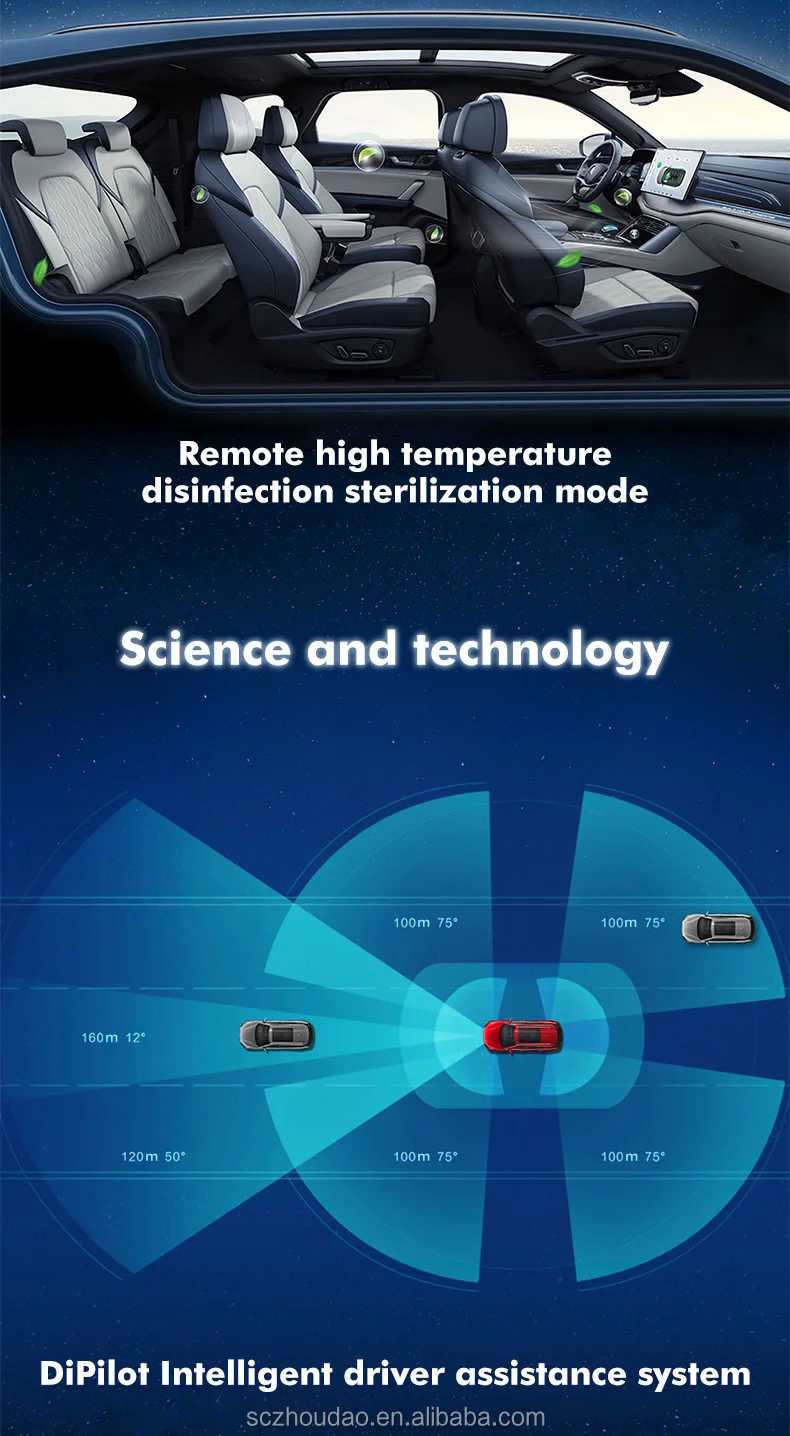 Byd Tang /byd Tang Ev 180km / H Electric Cars Byd Import Electric Cars ...