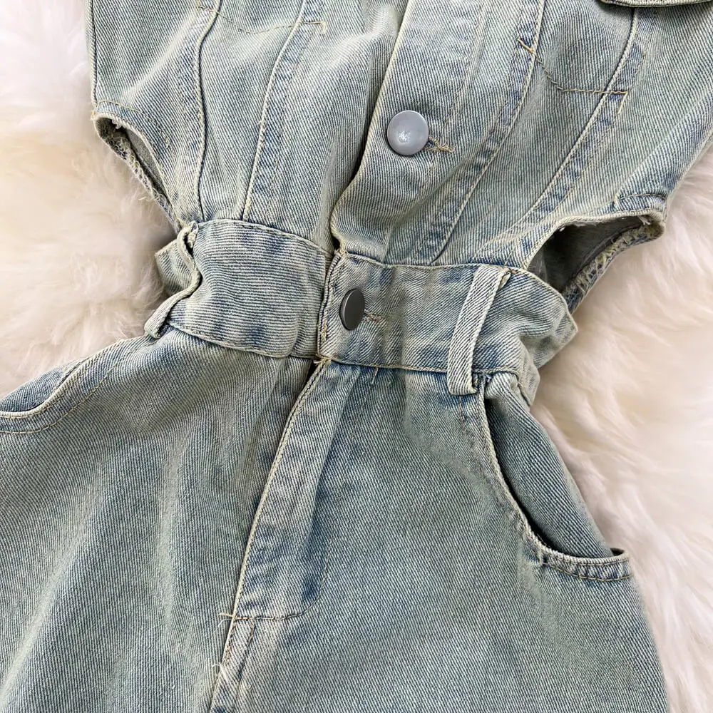 Shop Our Summer Retro Tube Midriff Outfit for Women