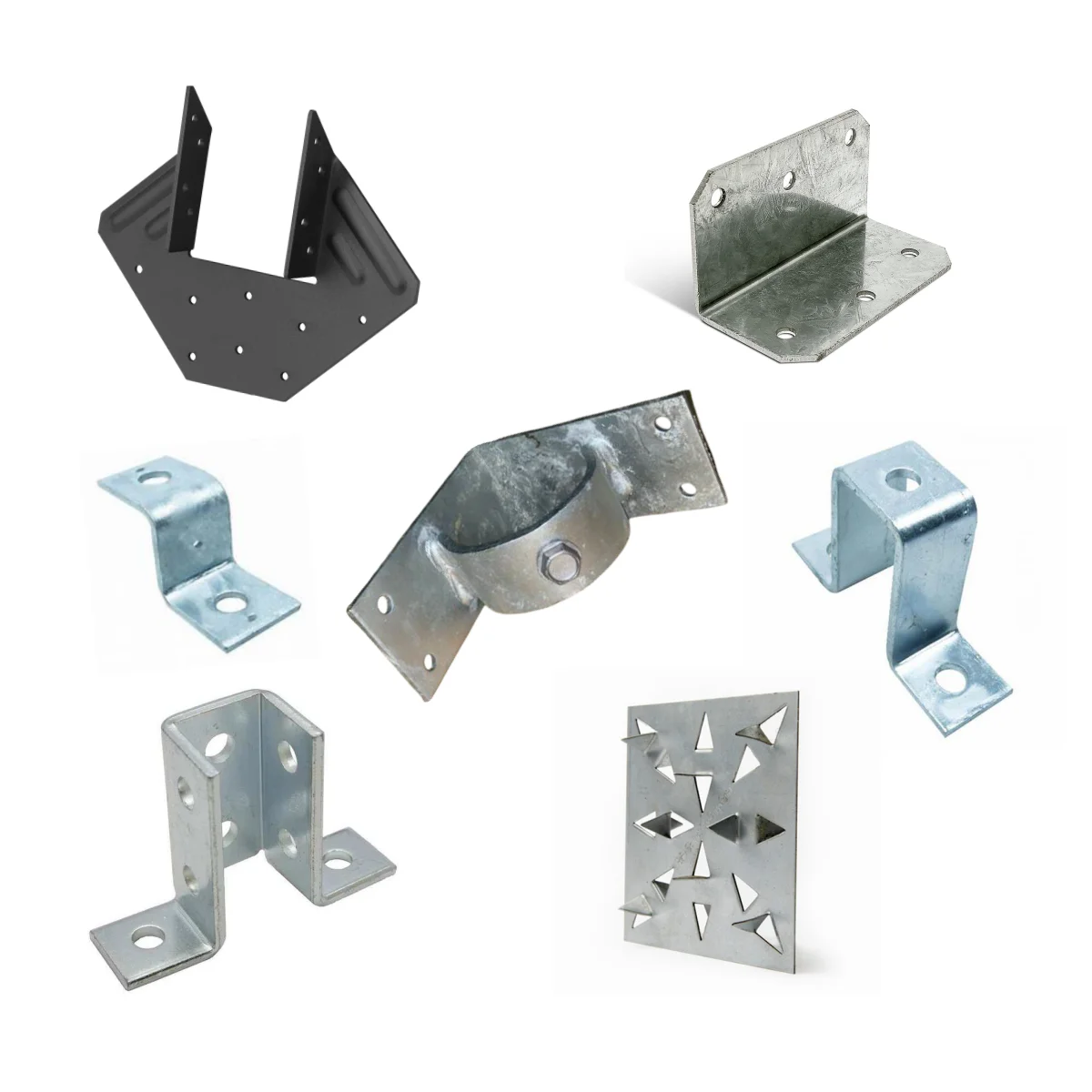 Galvanized Sheet Steel Wood Connectors Joist Hanger Custom Galvanized ...