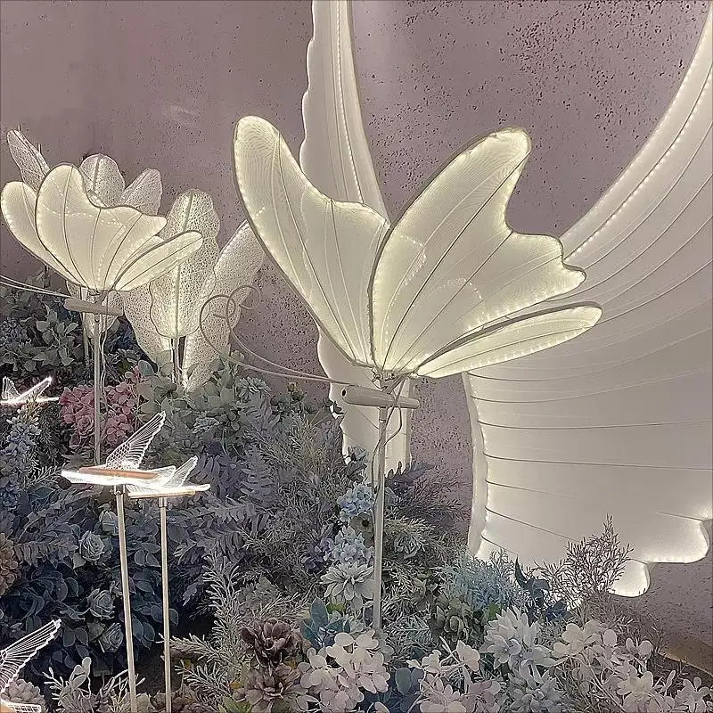 New Design Wedding Electric Light Up Stage Butterfly Led Light Walkway ...