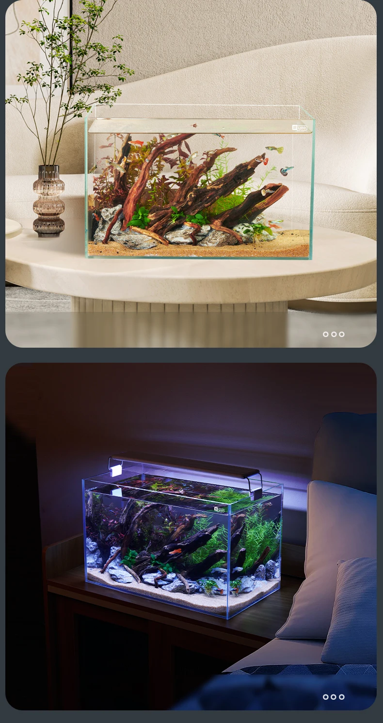 YEE Ultra White Glass Aquarium Fish Tank - Multi Size Options for ...