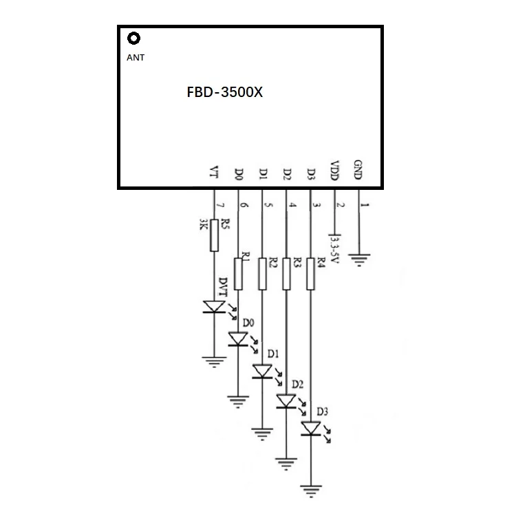 433mhz Receiver Module - Digital Remote Control Switch Board