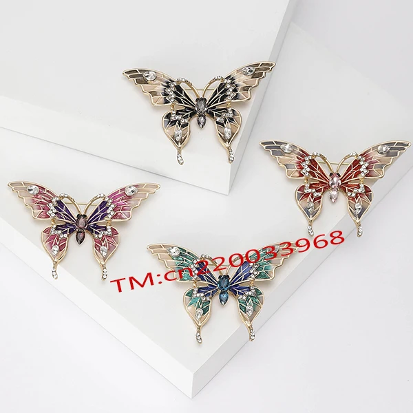 2024 New Luxury Insect Diamond Brooches Pin Fashion Wedding Bridal ...