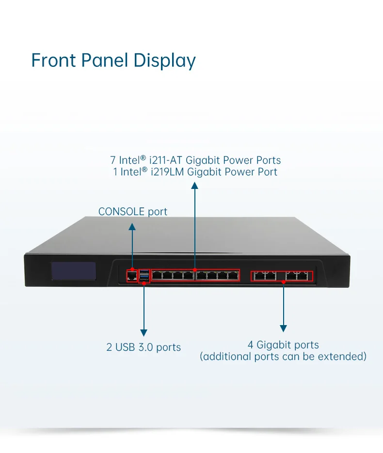 Sinsmart High-density 1u Desktop Rack Chassis Industrial Computer With ...