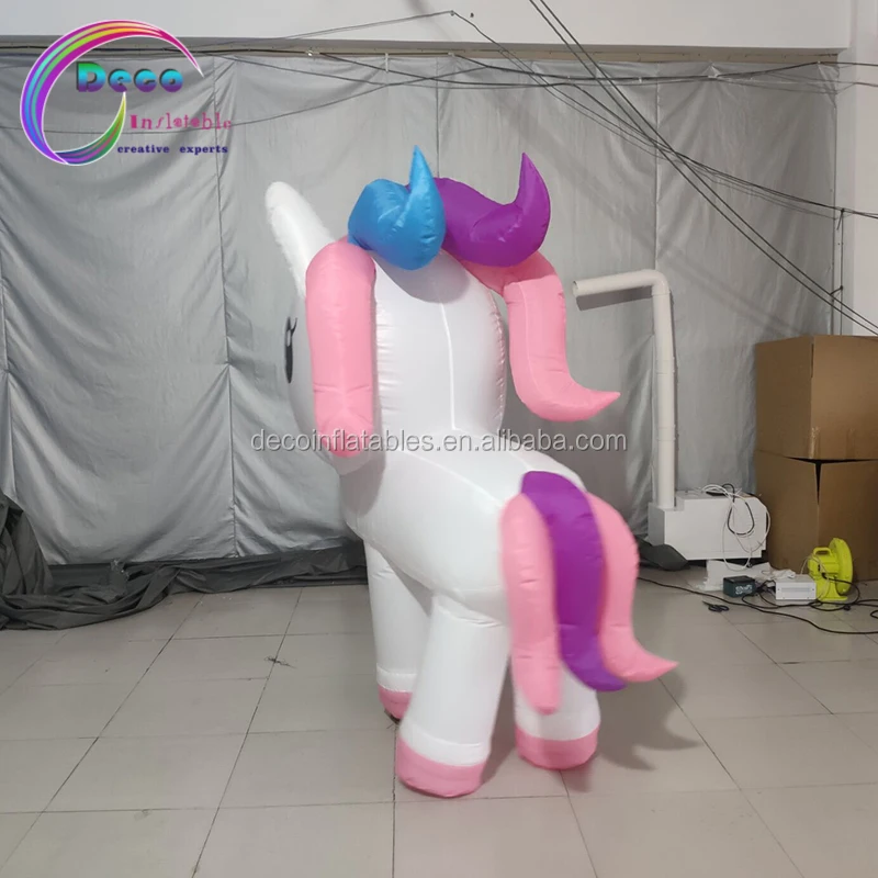 Giant Inflatable Cartoon Model Inflatable Unicorn For Party Decoration ...