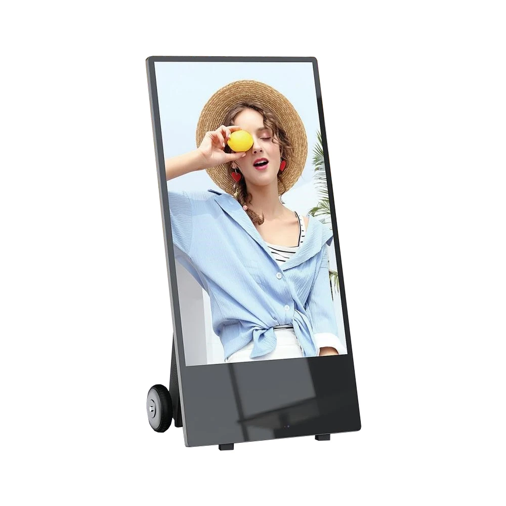 55 Inch Outdoor Lcd Kiosk Poster Panel 4k Portable Lcd Display Outdoor ...