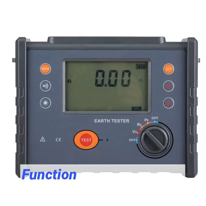 2/3/4 Wire Earth Resistance Soil Resistivity Tester With New Impact ...