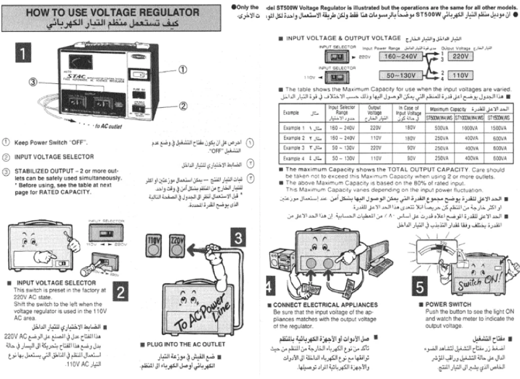 Transformer Automatic voltage regulator Up-down transformer AVR ...