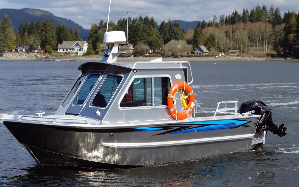 21ft Hardtop Cabin Aluminum Fishing Boat - Entertainment Vessel