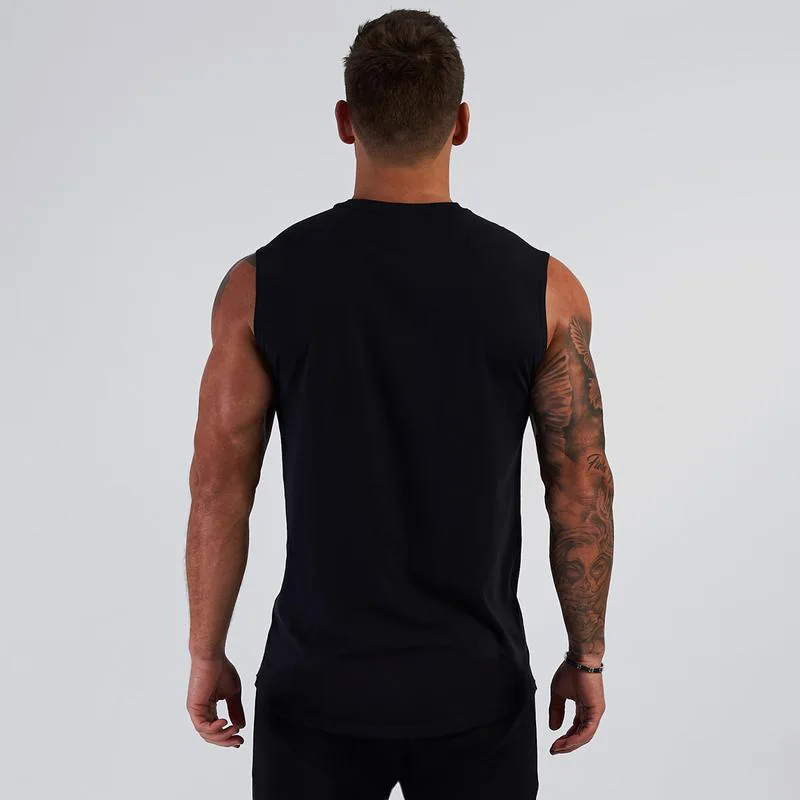 Custom Breathable Men's Muscle Vest Tank Top - Gym Apparel Oem