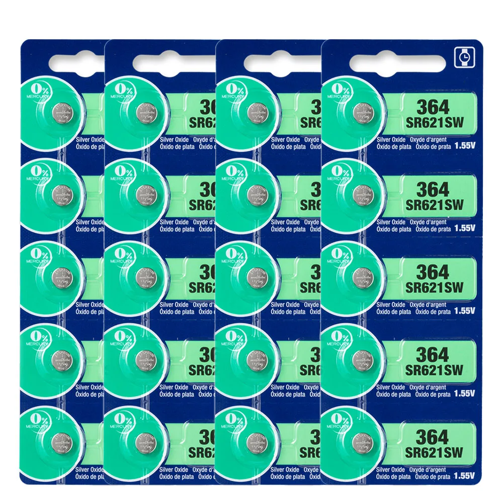 364 SR621SW SR416SW SR521SW SR927SW SR626SW 1.55V Watch Batteries for Sony