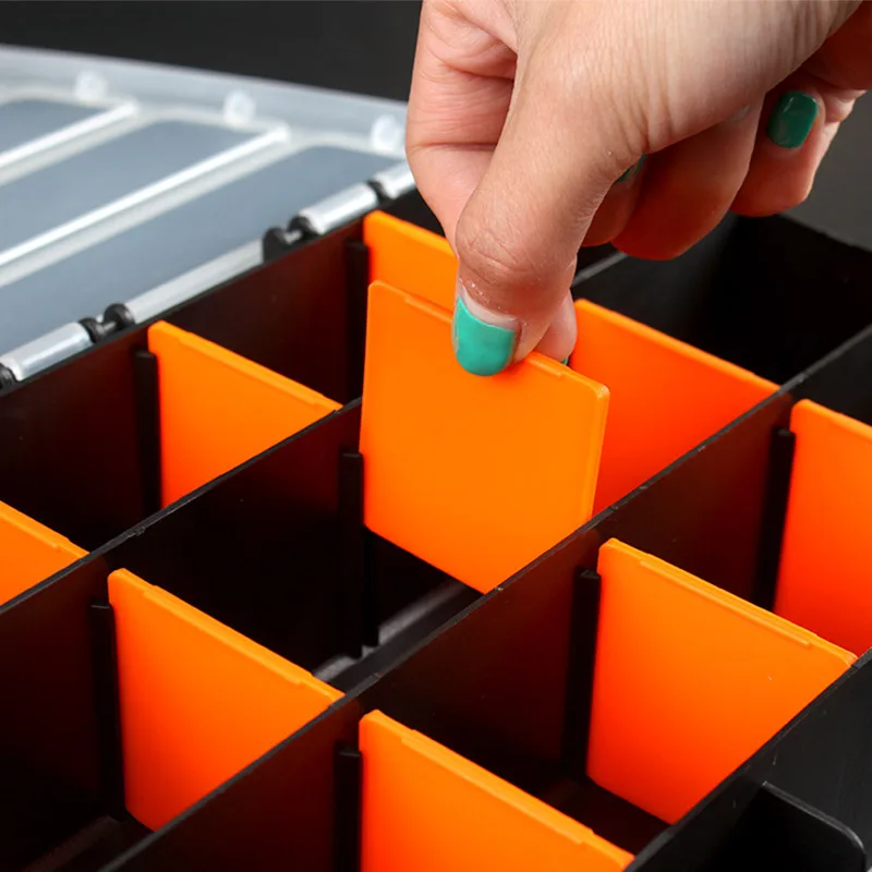 Portable Tool Organizer with Removable Dividers for Fasteners, Screws ...