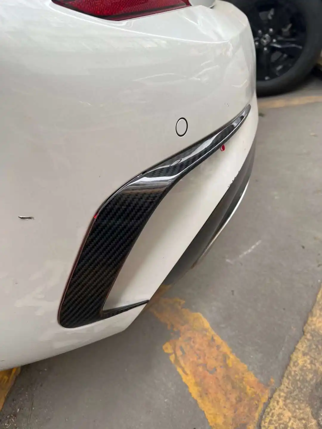 Body Kit CARBON FIBER FRONT BUMPER LIP SIDE SKIRTS REAR BUMPER LIP ...