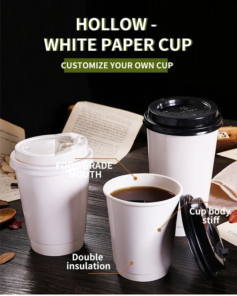 Wholesale Printing 22oz Disposable Paper Cups for Hot Beverages