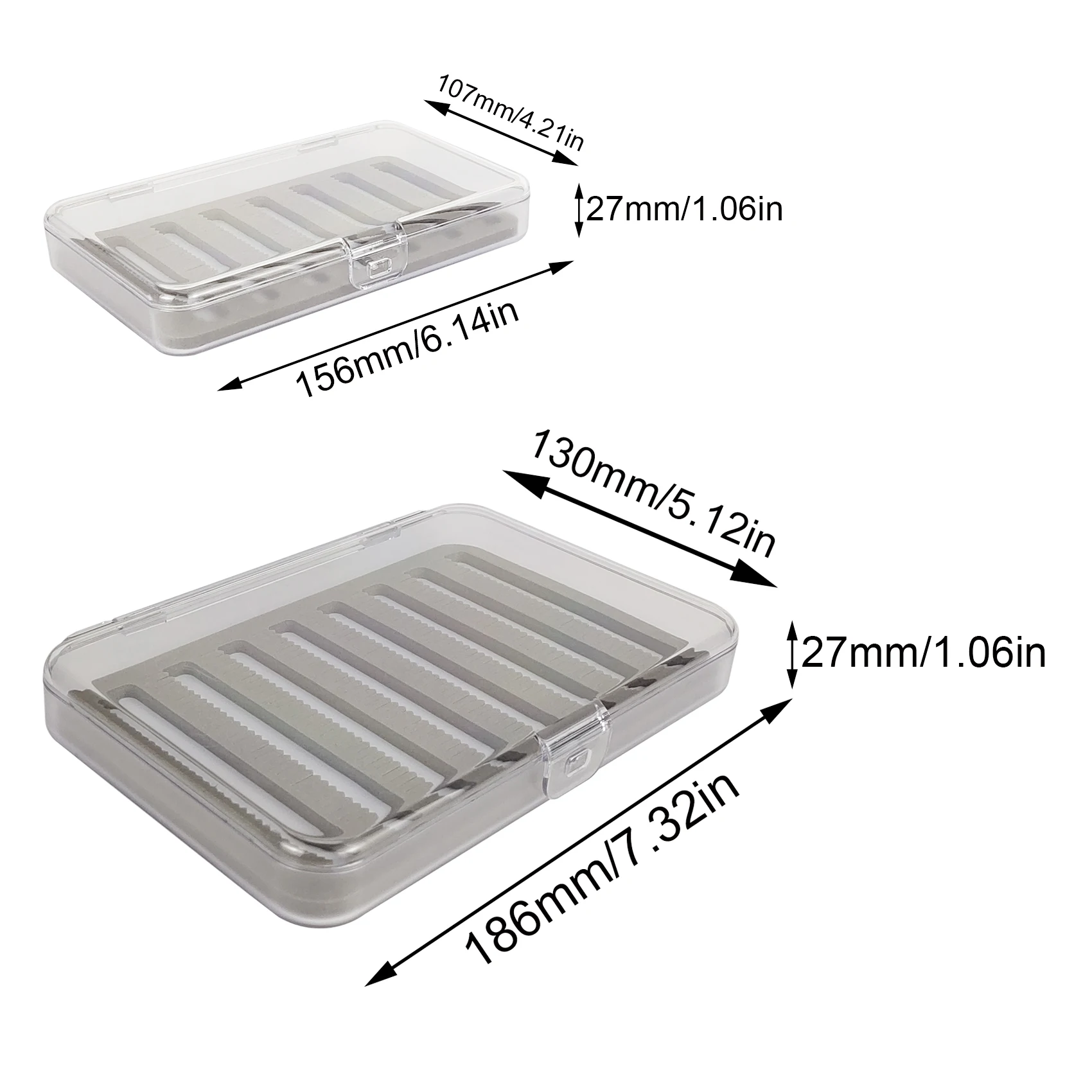 09a-h058 Transparent Plastic Heavy Duty Deep Fly Box(b01) - Buy Plastic ...