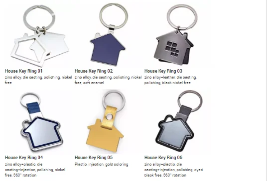 Real Estate Key Chain Engraved Sublimation Metal Keyholder Key Chain ...