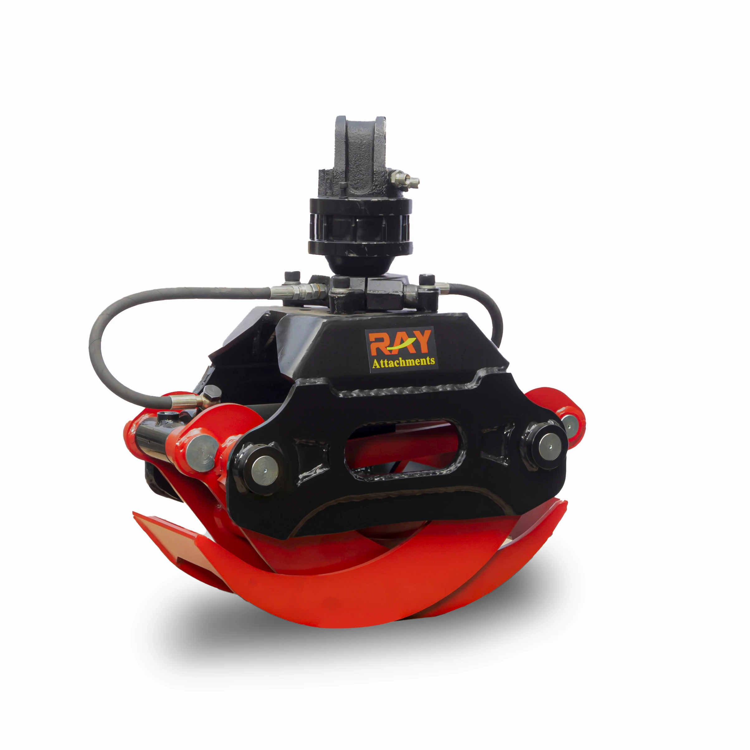 Mini Excavator Skid Steer Loader - Log Grapple with Hydraulic Rotator