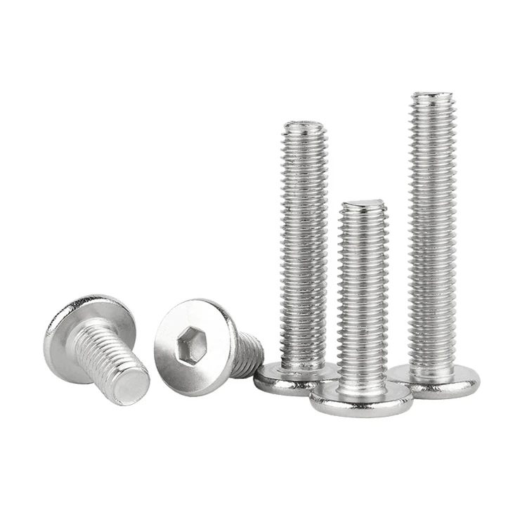 M2.5-M12 Black Stainless Steel 304 Socket Head Cap Screws - Ultra Thin ...