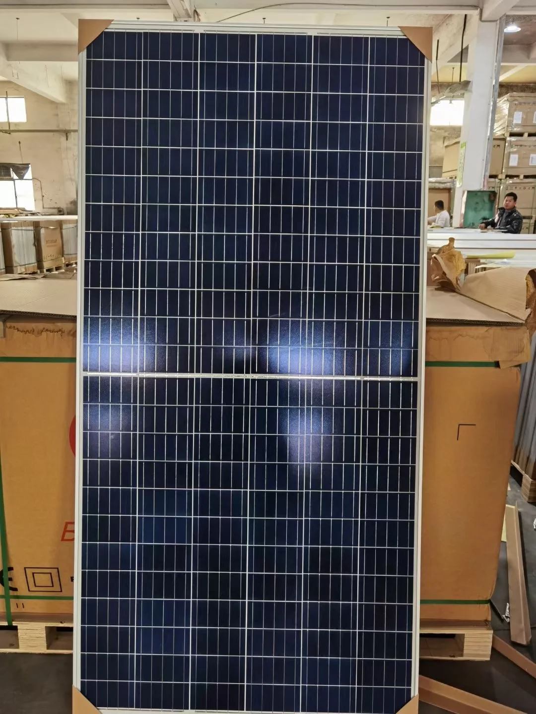 Rotterdam Warehouse Full Black Solar Module 380w 390w 400w All Black ...