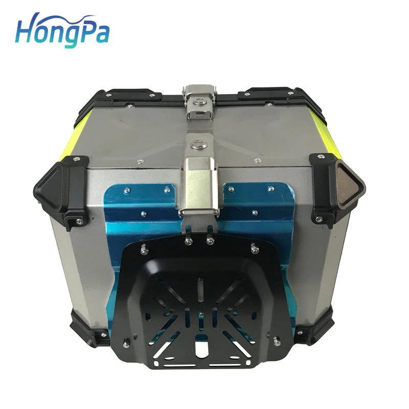 Universal Aluminum Top Case Motor Trunk Motorcycle Luggage Case Top Box ...