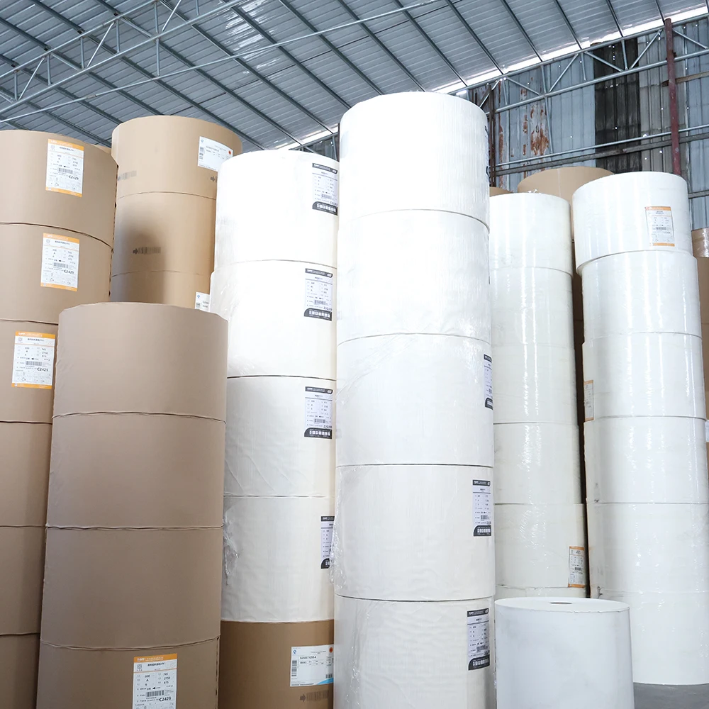 High Quality 2s Glossy/matte Pe Coated Paper Roll Paper Blanks For ...