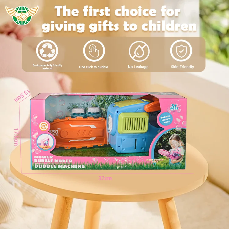 Kids Outdoor Summer Play Toy Suit - Durable Bubble Machine