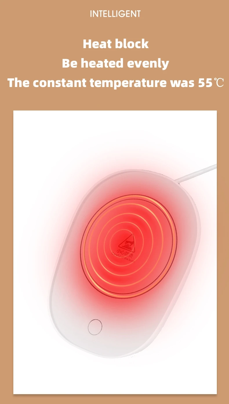 2022 Winter Constant Temperature Cup 55 Degree Heated Warmer Electric ...