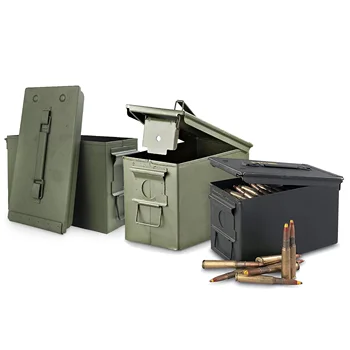 Custom M2a1 50 Cal Storage Safe 9mm Ammo Metal Steel Box Can Container ...