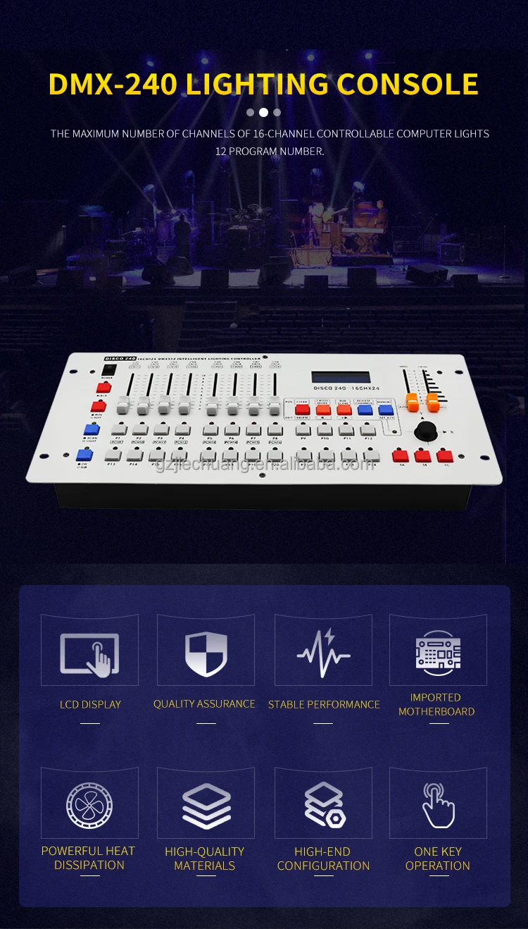 Disco DMX Controller 240 - Reliable DMX Lighting Controller for ...