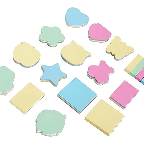 Bright Colors Custom Recyclable Super Adhesive Sticky Notes Assorted ...