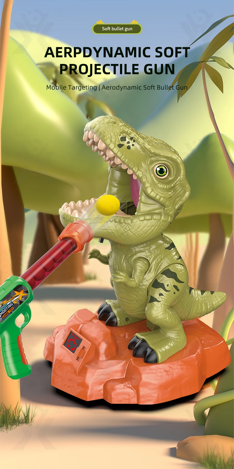 Chengji Juguetes Novedosos 2024 - Dinosaur Target Shooting Toy