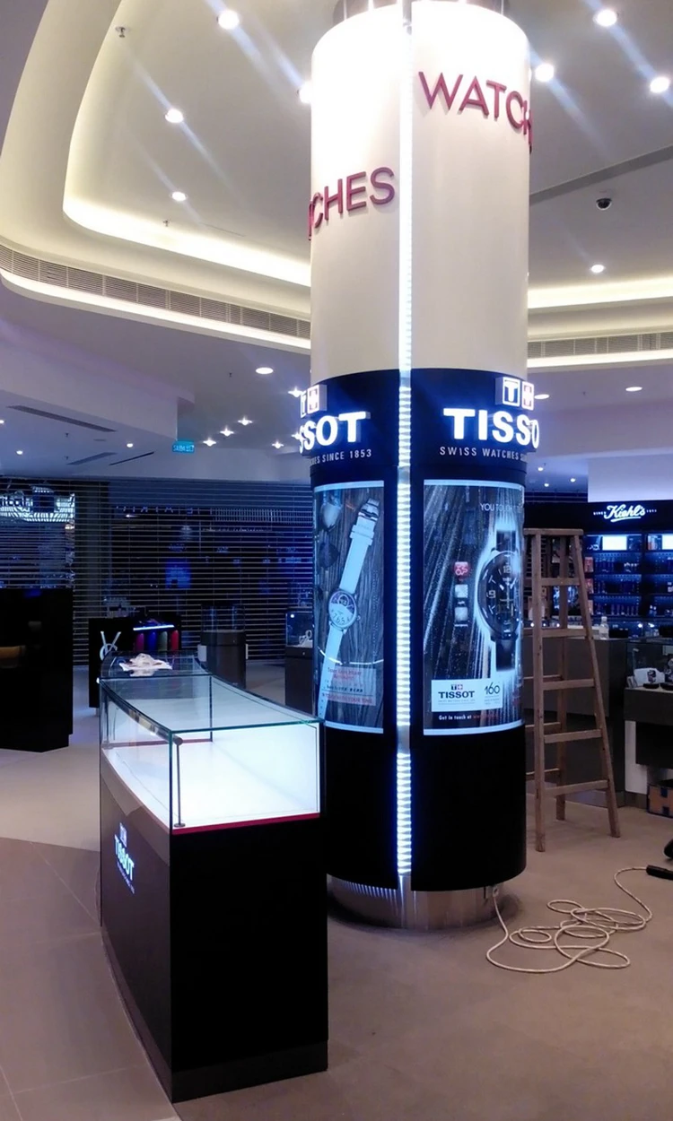 Customized Watch Window Display Stand - LUX Retail Furniture