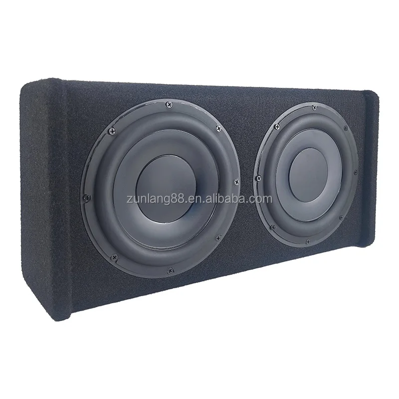 8-inch Dual Active Car Subwoofers - Powerful Bass Audio