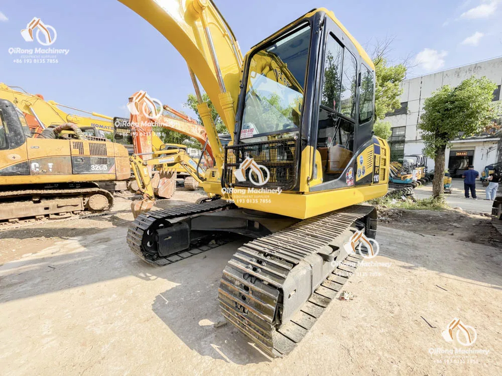 Japan Second Hand 10 Ton 11 Ton Digger Excavators Komatsu Pc110 Pc110-7 ...