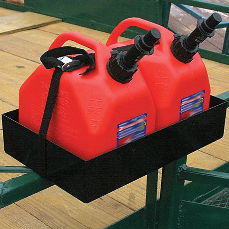 Durable Fuel Jug Rack Holder - Ideal for Garage & Race Track