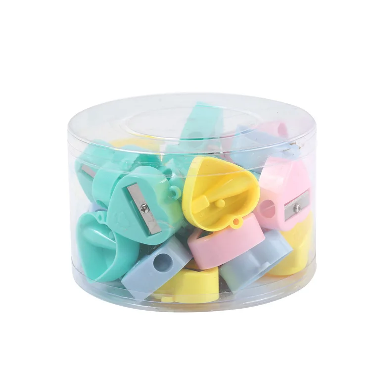 Funny Shapes Mini Multi Colored Plastic Pencil Sharpener Custom Cute ...