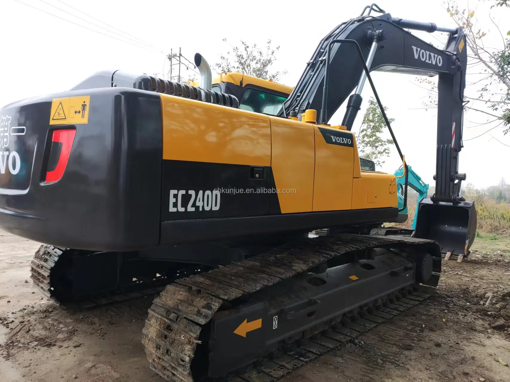 Used Korea Volvo Ec240d Excavator,24ton Medium Hydraulic Crawler ...