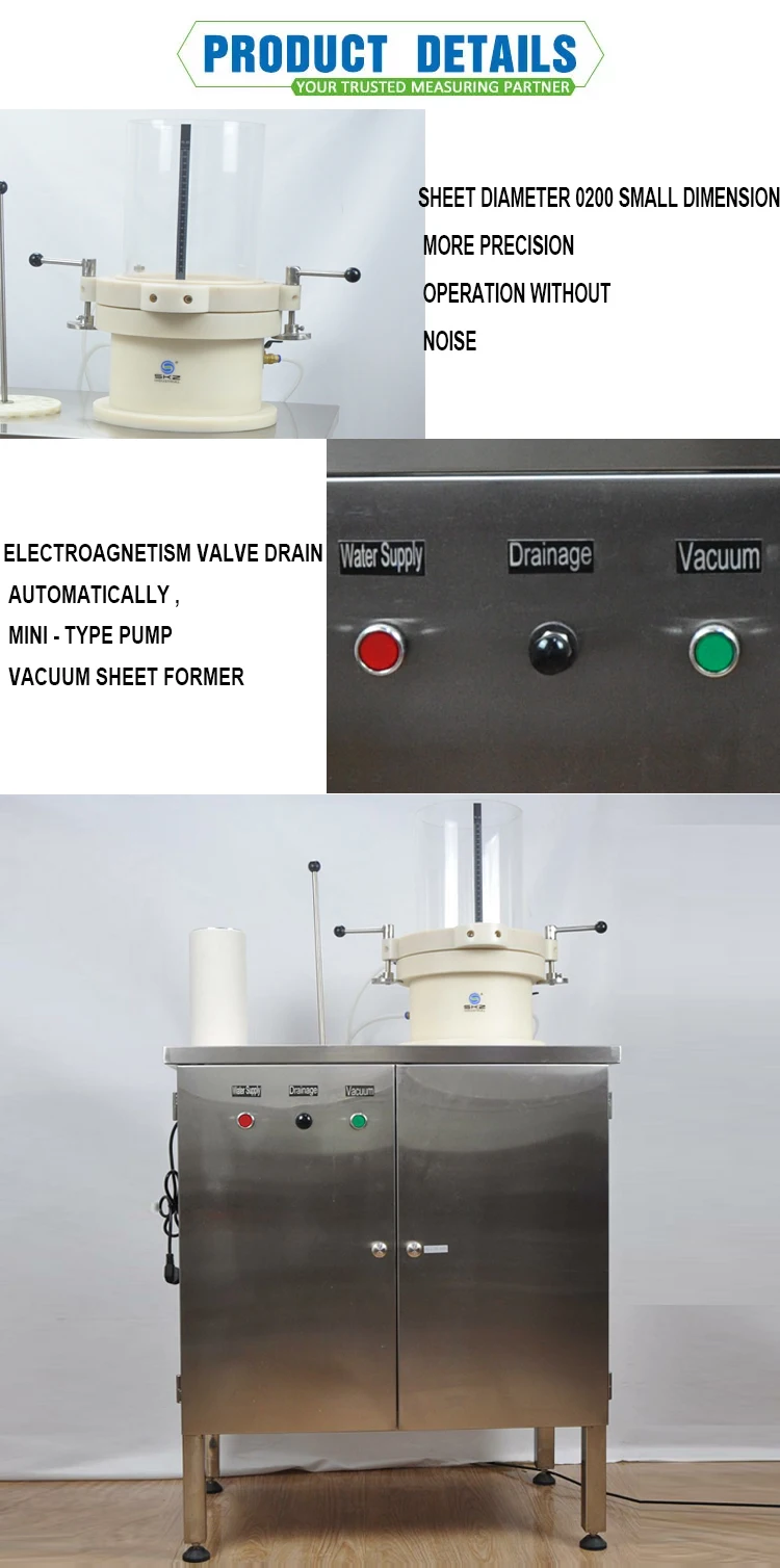 Skz124b Laboratory Rapid Automatic Pulp Hand Sheet Former - Buy Rapid ...