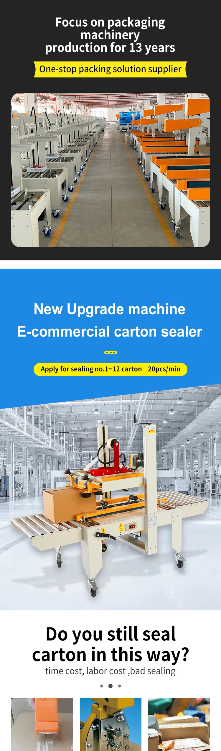 Automatic Box case H-type Carton Sealing Machine| Alibaba.com
