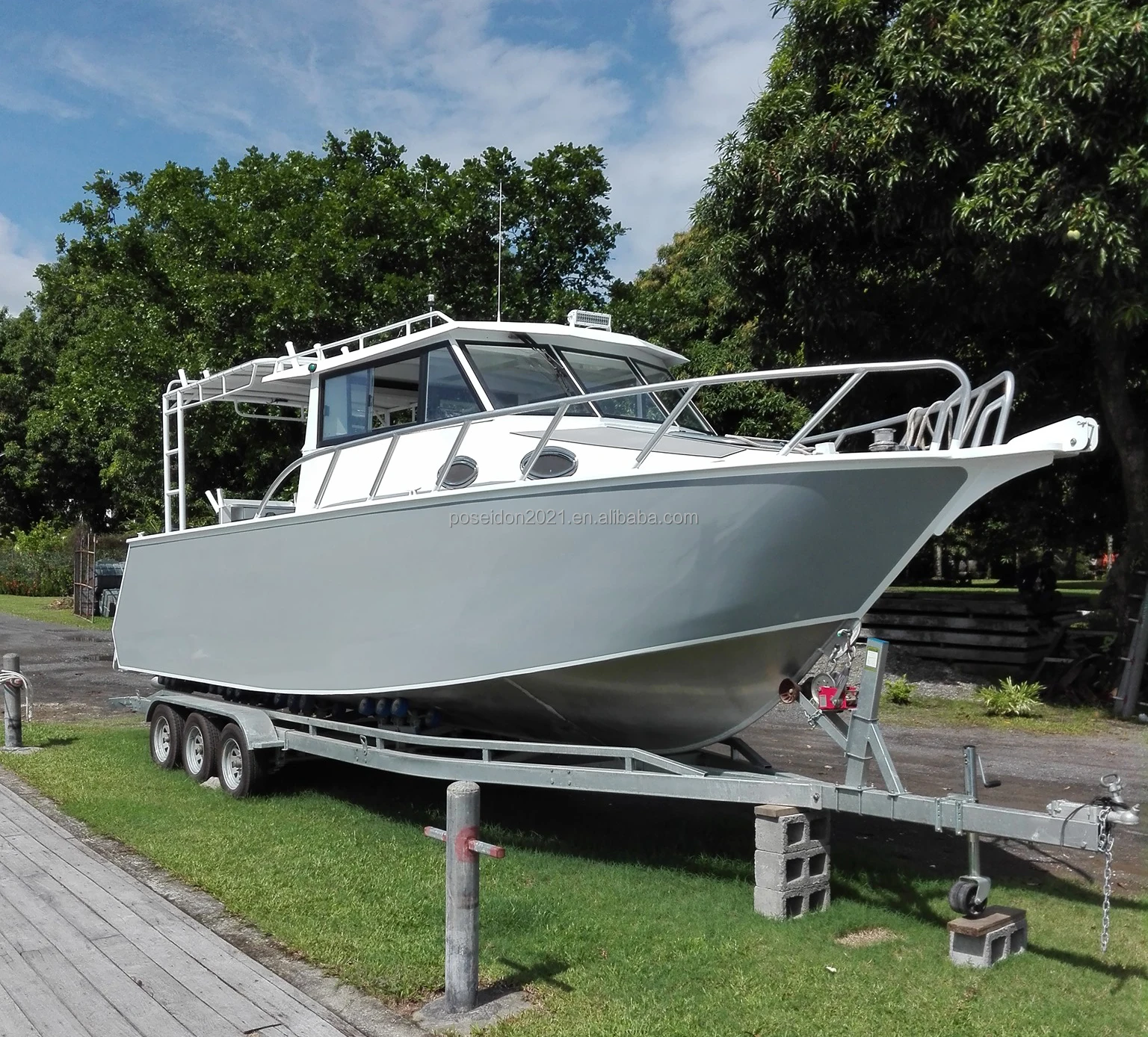 11m 36ft Cruiser Boat New Design Aluminum Fishing Vessel High Speed ...