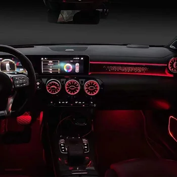 Automobile Interior Decor Led Atmosphere Light 64 Color Ambient Lights ...