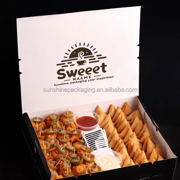 Custom Printed Takeaway Food Packaging Eco Friendly Small Samosa Fried ...
