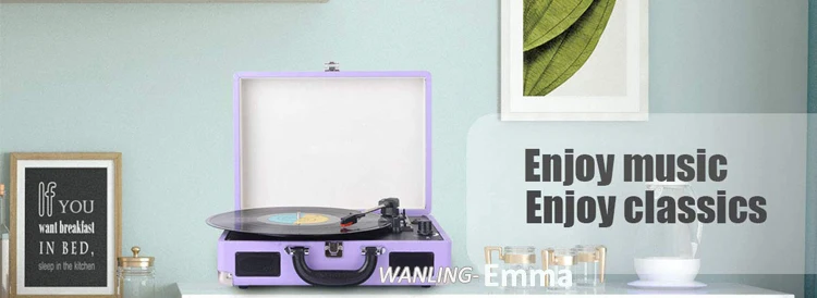 Professional Gramophone Cd Player Wireless Bluetooth Multimedia ...