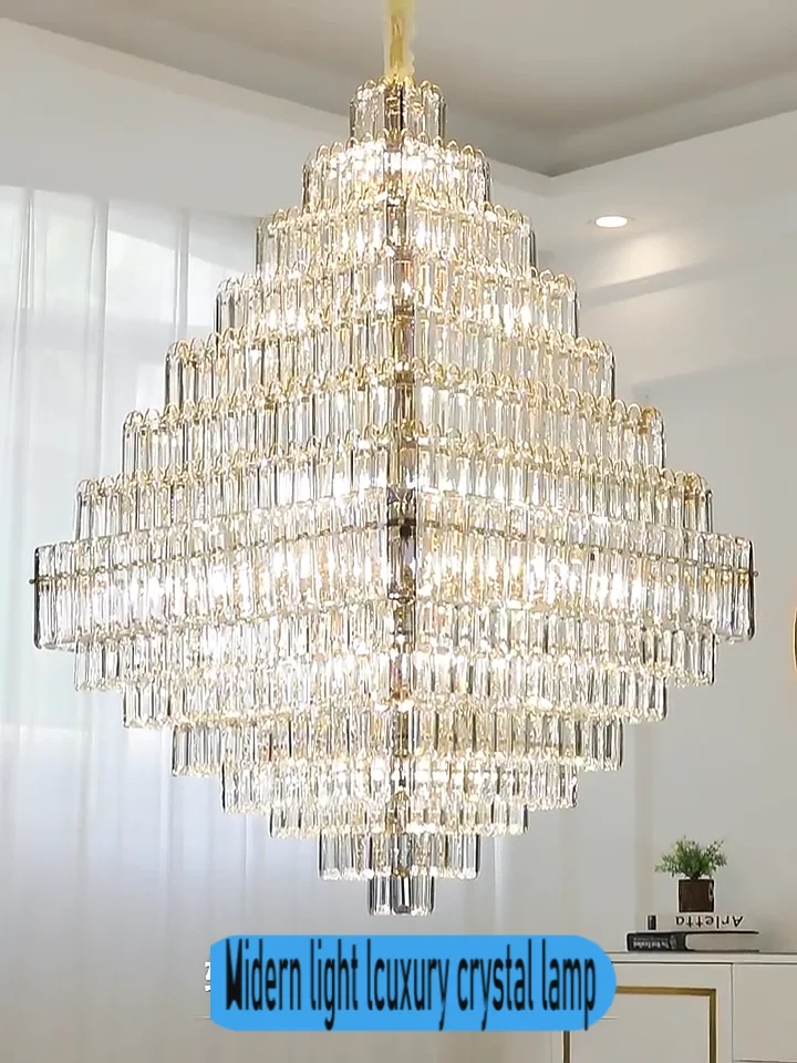 Extra Large Luxury Modern Chandeliers For Hotel Lobby Hallway Foyer ...