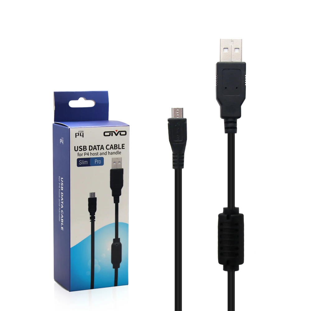 2 In 1 Micro Charger Cable Controller For PS4 Slim Game Controller Charging USB Data Cable For P4 Host And Handle Cable Alibaba
