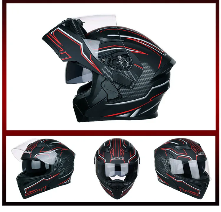 Branded Modular Helmet Motorcycle Smart Helmet With Built-in Blue Tooth ...